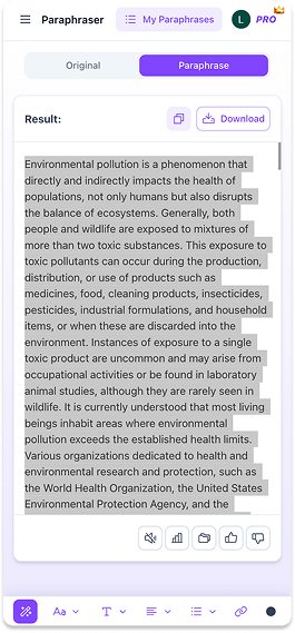 Paraphrase texts (Online Paraphraser) | Parafrasist